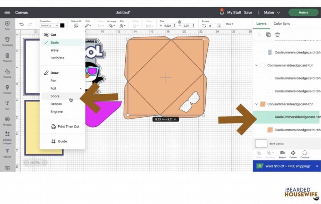 How to Make Cool Summer Side Edge Cards - The Bearded Housewife