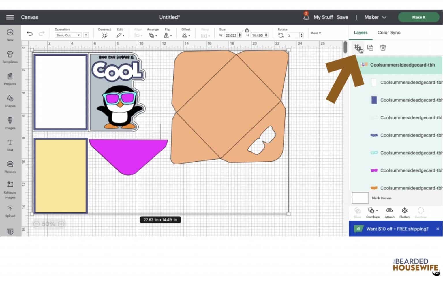How to Make Cool Summer Side Edge Cards - The Bearded Housewife