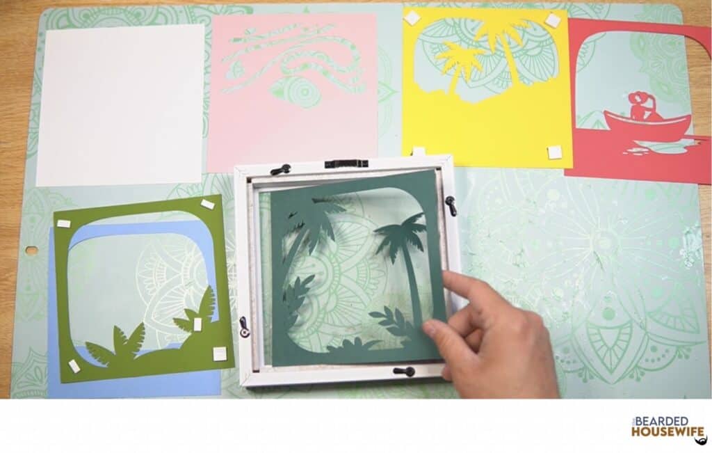 How to Make Summer Boating Shadow Boxes - The Bearded Housewife