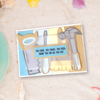 How to Make Layered Tools Thank You Cards - The Bearded Housewife