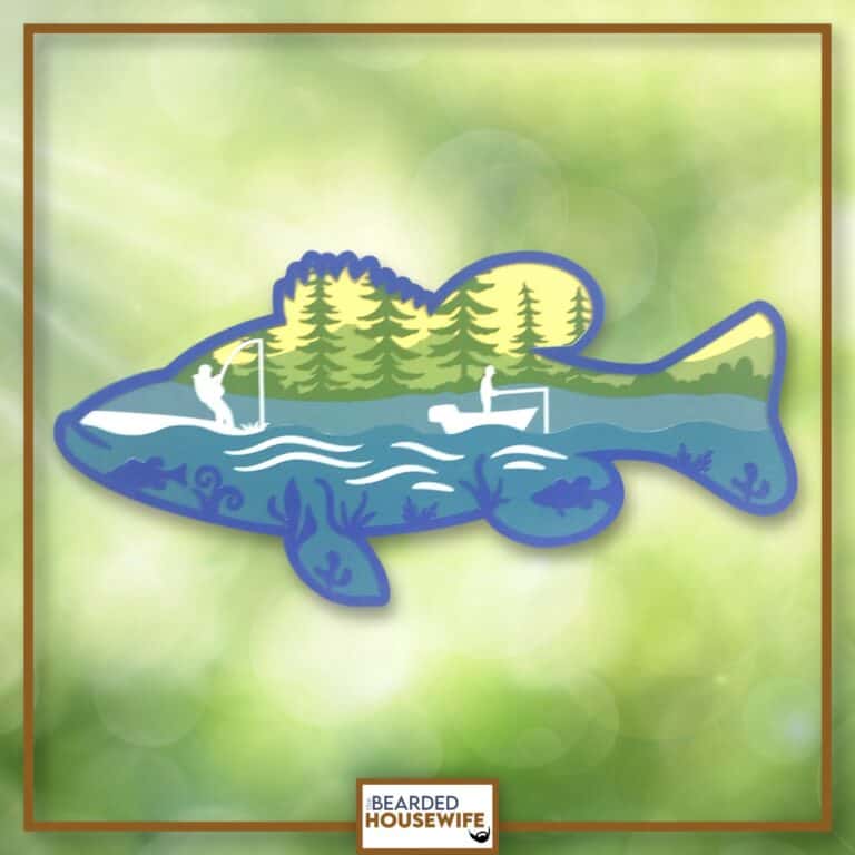 How to Make Layered Fish Paper Crafts - The Bearded Housewife