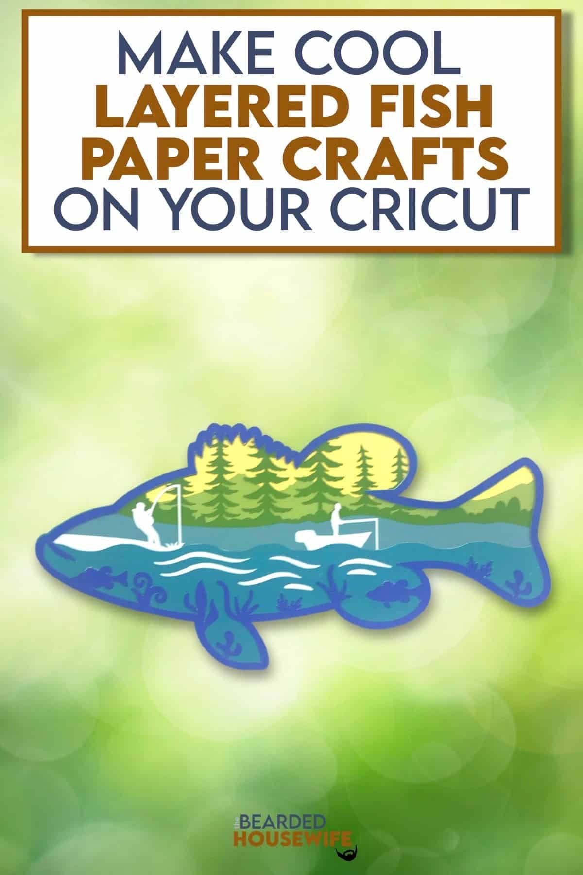 How to Make Layered Fish Paper Crafts - The Bearded Housewife