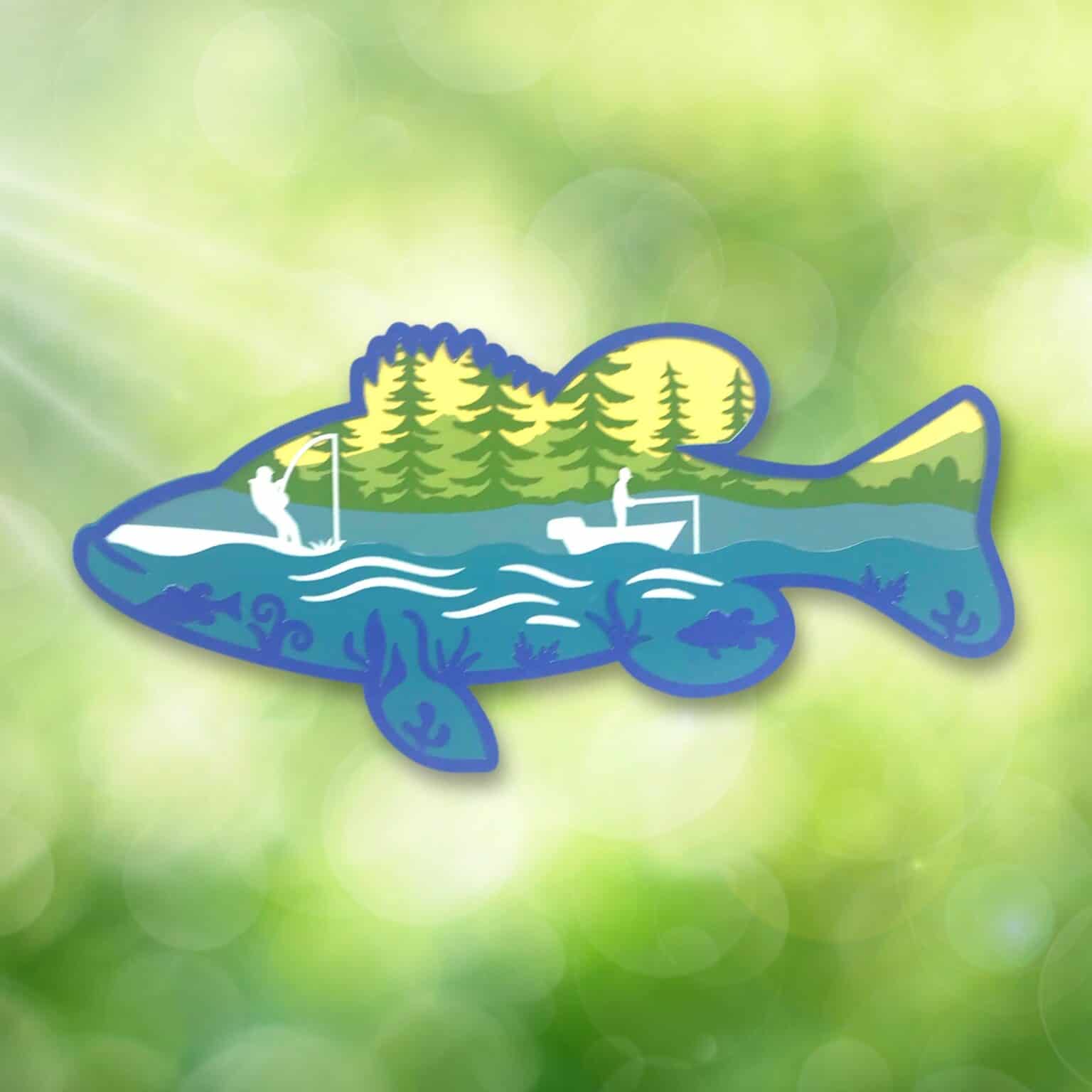 How to Make Layered Fish Paper Crafts - The Bearded Housewife