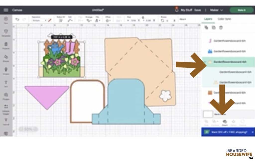 How to Make a Garden Flowers Box Card - The Bearded Housewife