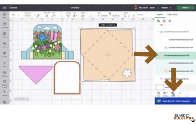 How to Make a Garden Flowers Box Card - The Bearded Housewife