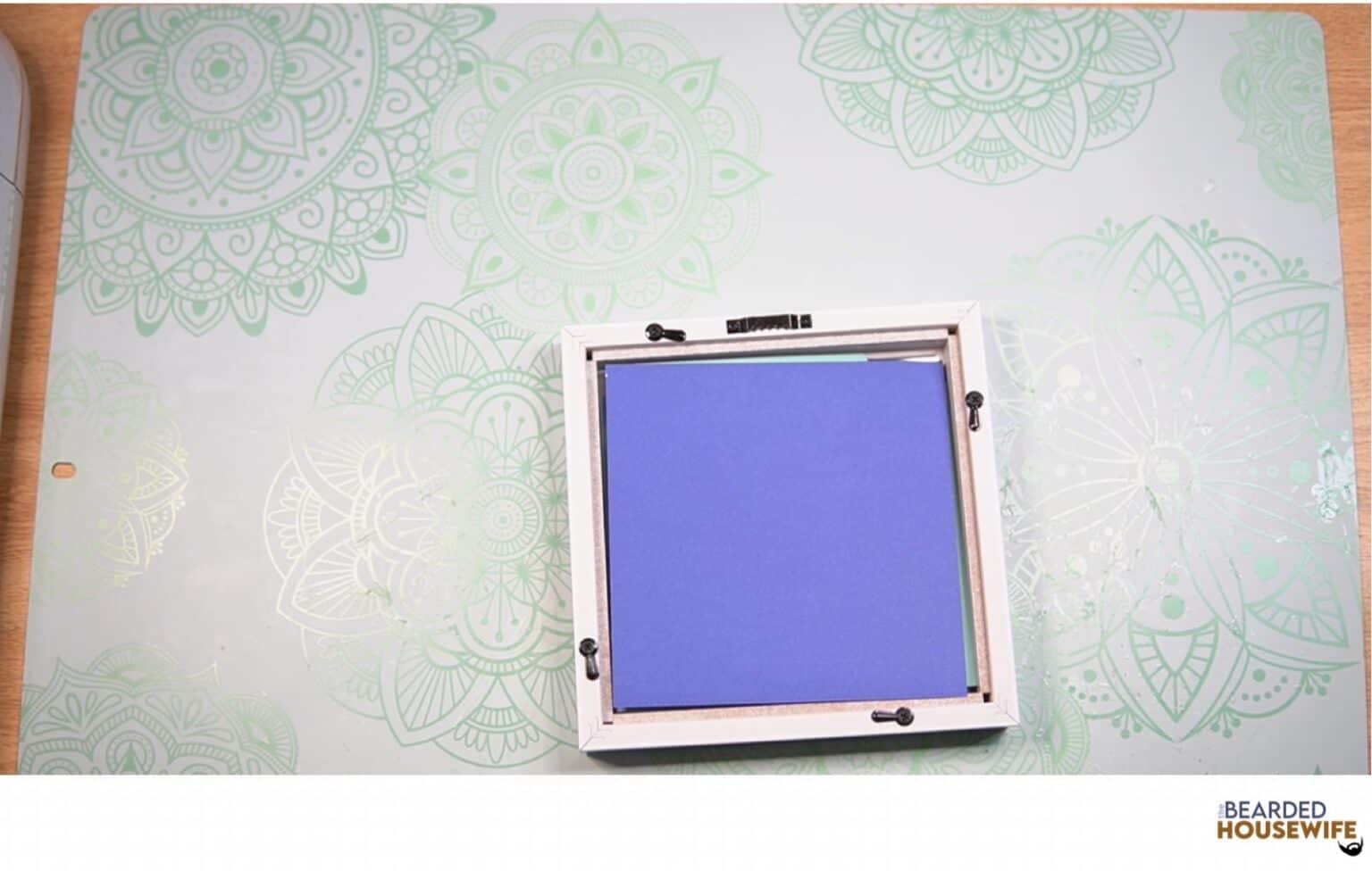 How to Make Waves on the Beach Shadow Boxes - The Bearded Housewife