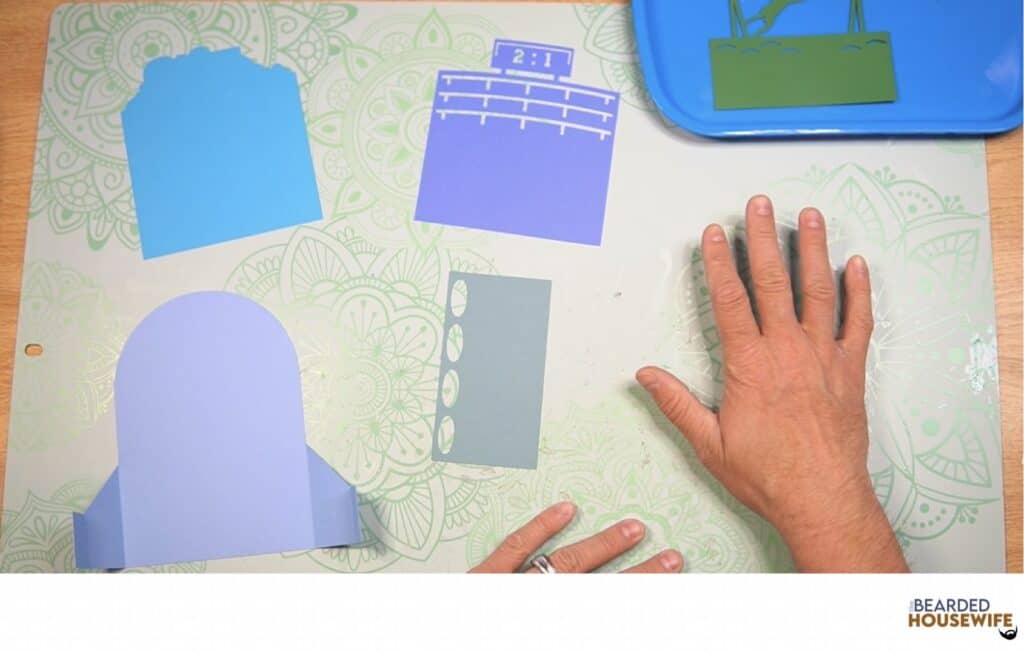 How to Make Sports-Themed Box Cards - The Bearded Housewife