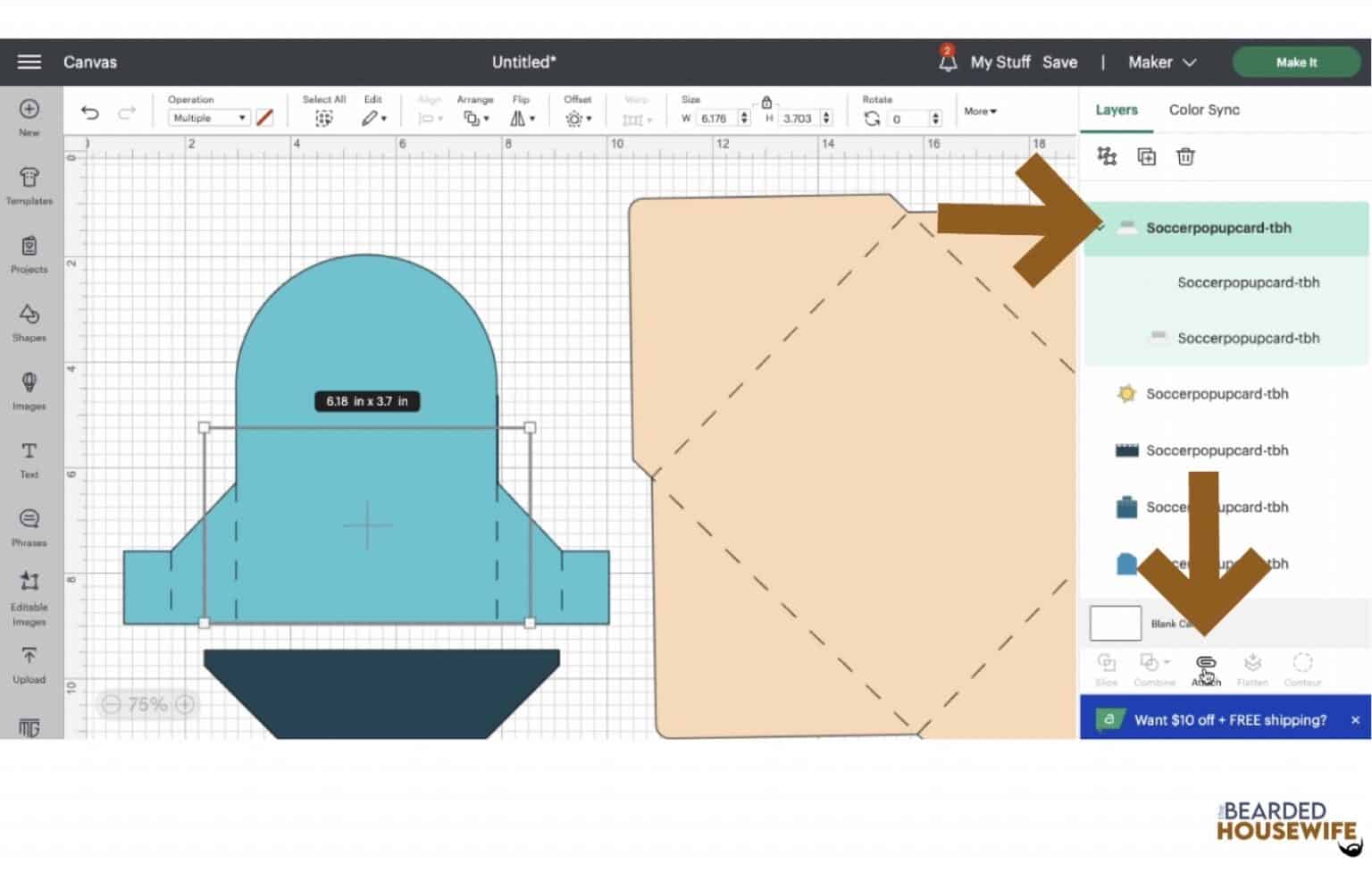 How to Make Sports-Themed Box Cards - The Bearded Housewife