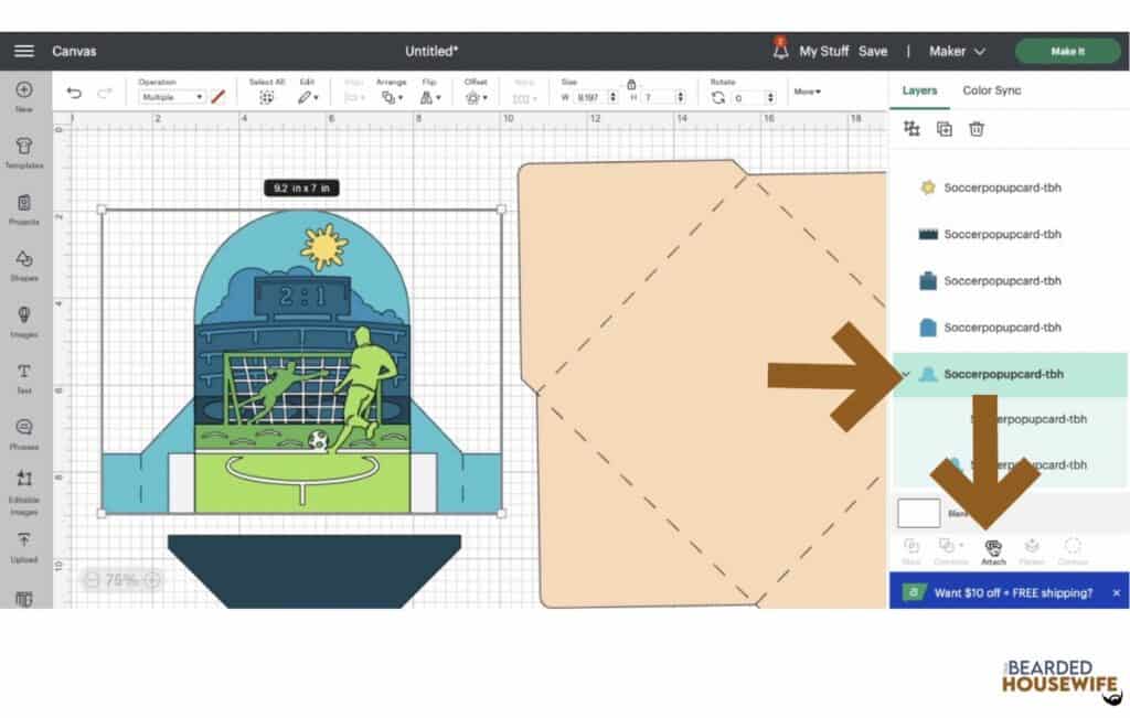 How to Make Sports-Themed Box Cards - The Bearded Housewife