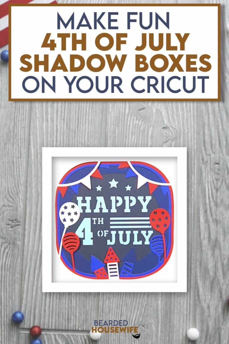 How to Make 4th of July Shadow Boxes - The Bearded Housewife