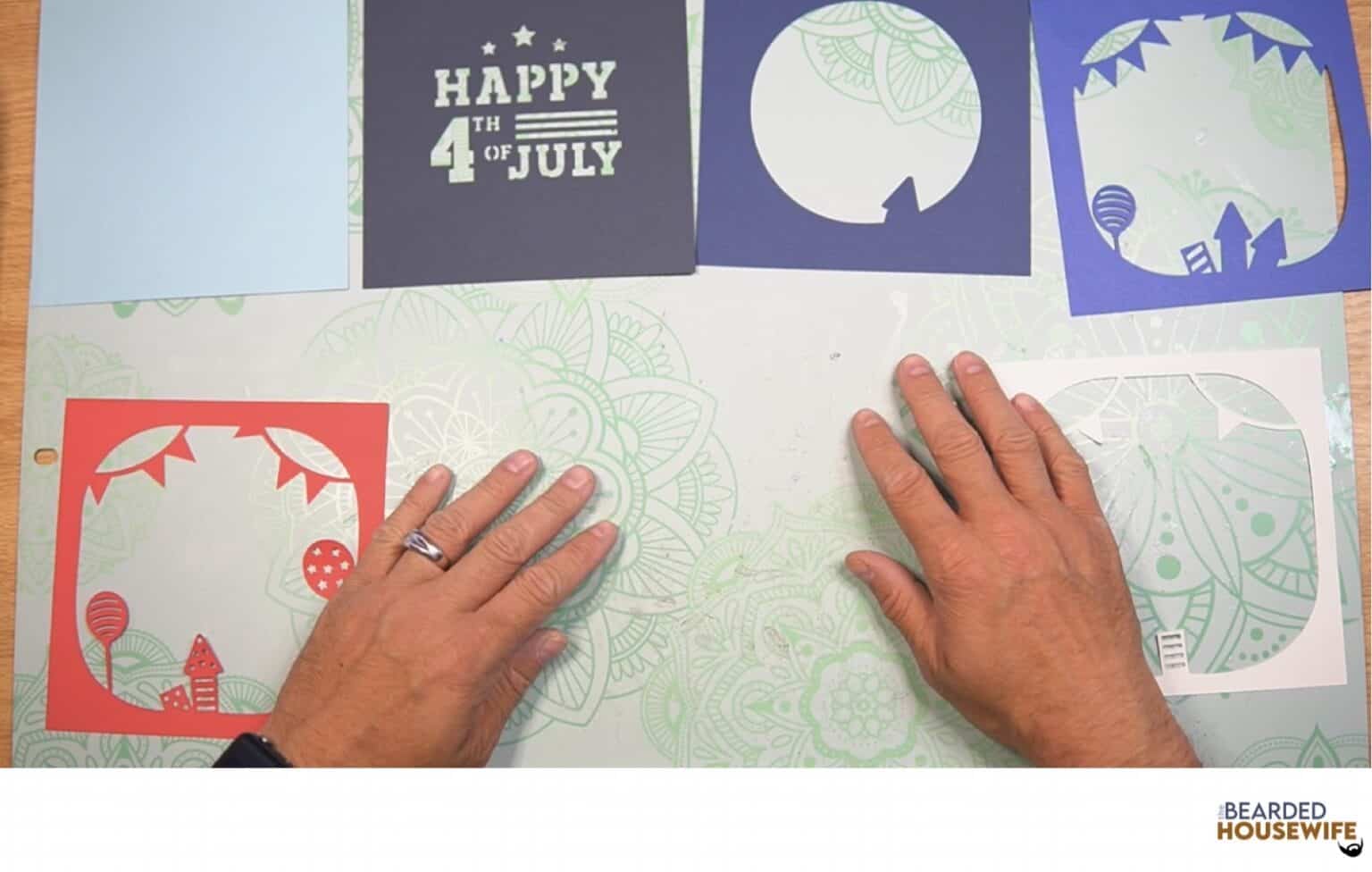 How to Make 4th of July Shadow Boxes - The Bearded Housewife
