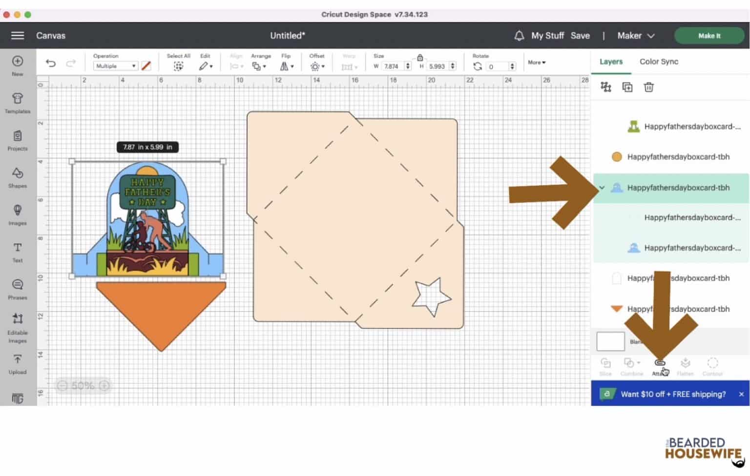 How to Make Happy Father's Day Box Cards - The Bearded Housewife