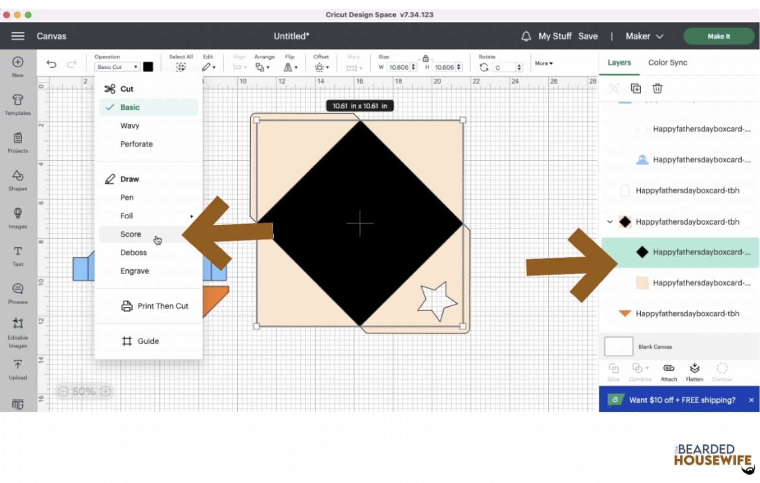 How to Make Happy Father's Day Box Cards - The Bearded Housewife