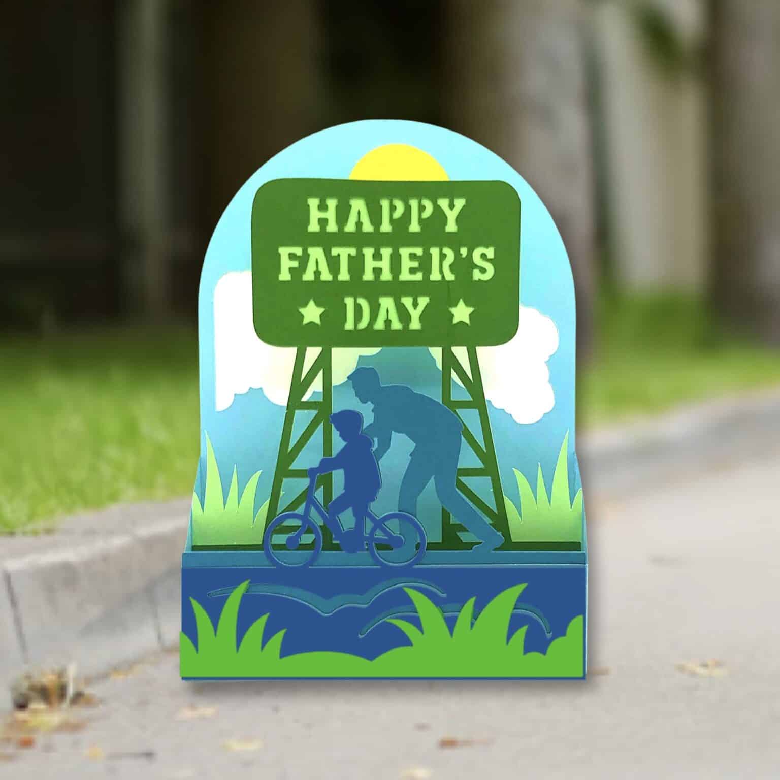 How to Make Happy Father's Day Box Cards - The Bearded Housewife