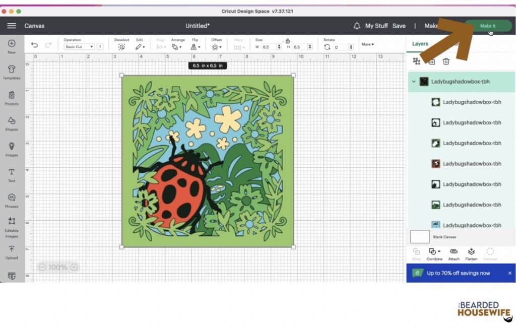 How to Make Cute Ladybug Shadow Boxes - The Bearded Housewife