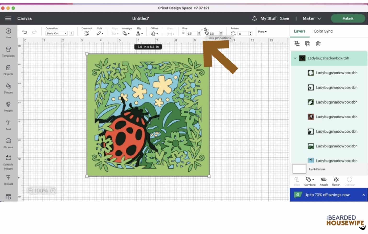 How to Make Cute Ladybug Shadow Boxes - The Bearded Housewife