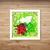 How to Make Cute Ladybug Shadow Boxes - The Bearded Housewife