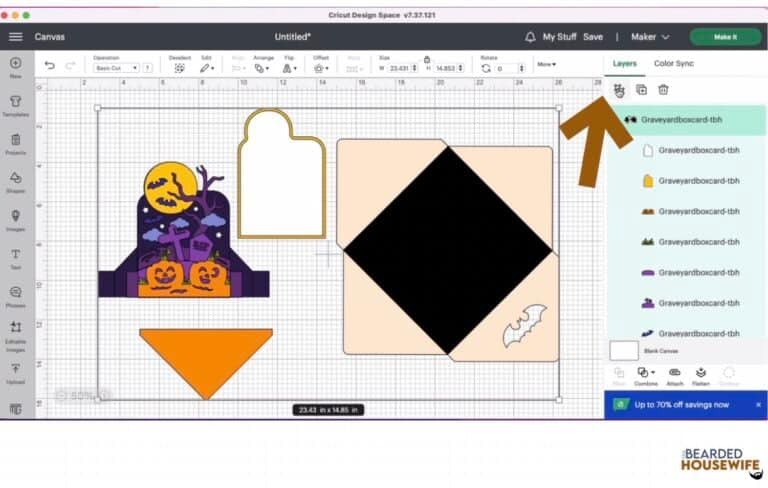 How to Make Graveyard Box Cards - The Bearded Housewife