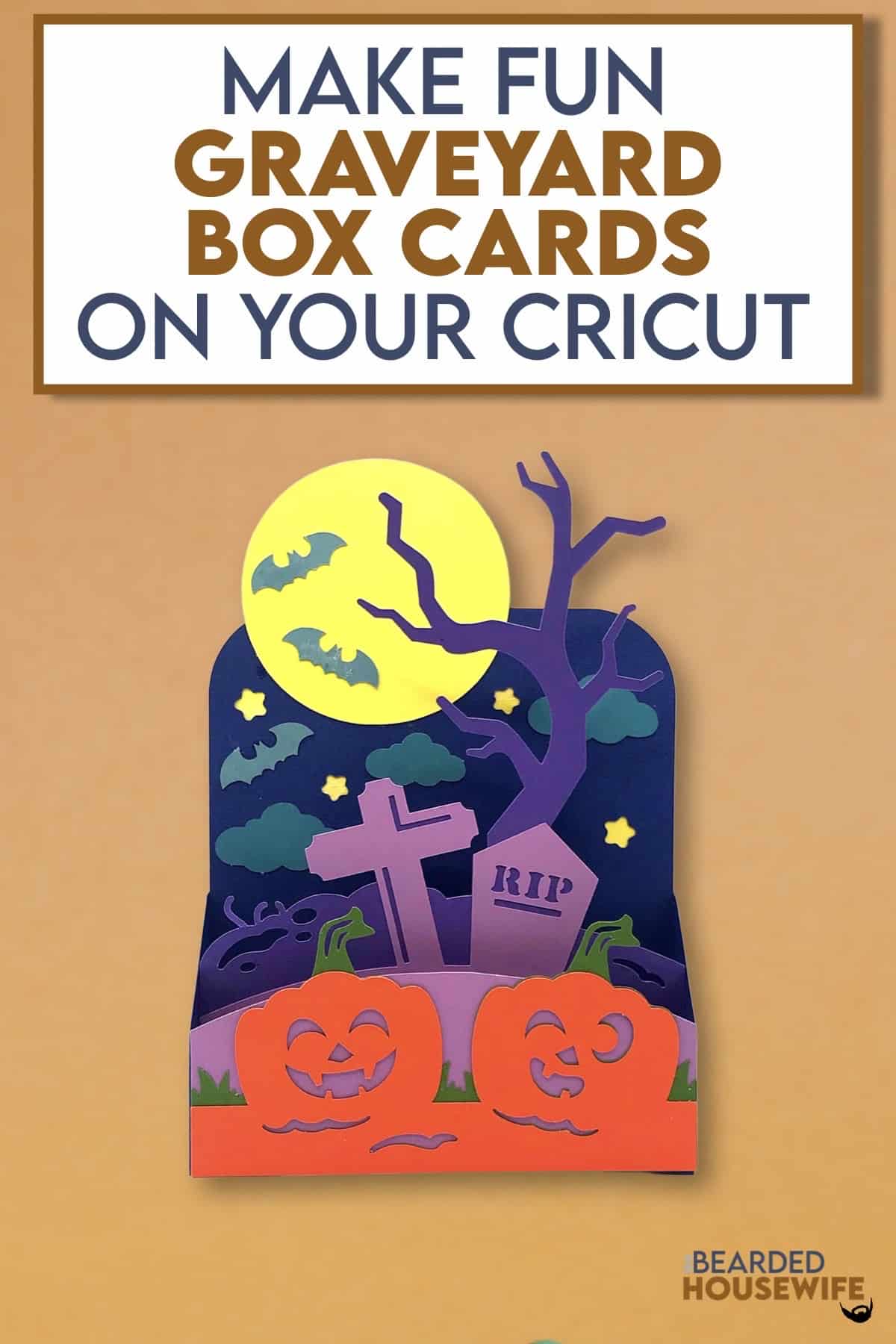 How to Make Graveyard Box Cards - The Bearded Housewife