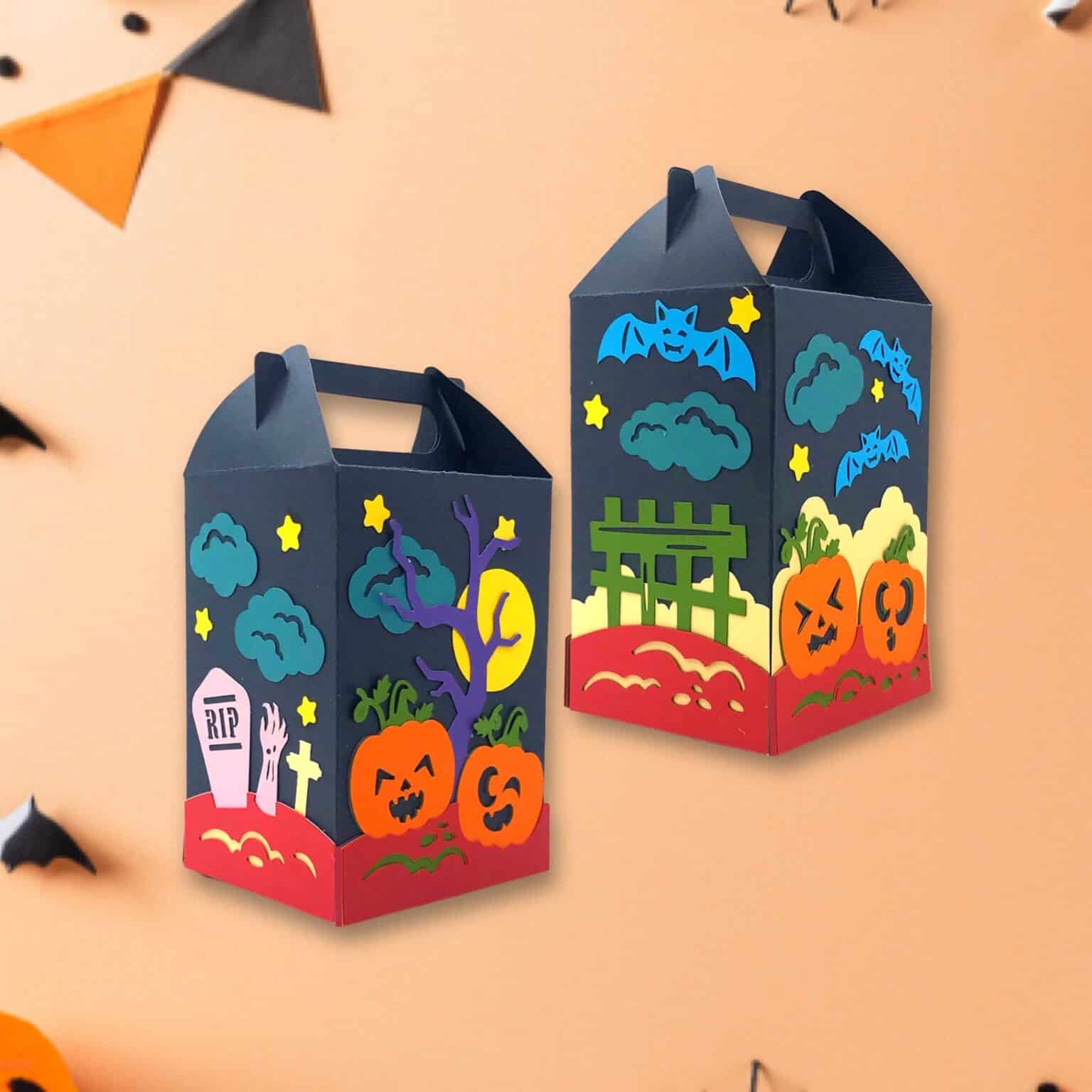 How to Make Halloween Treat Boxes - The Bearded Housewife