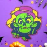 How to Make Zombie Layered Paper Crafts - The Bearded Housewife