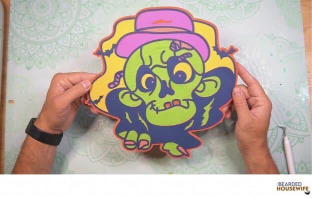 How to Make Zombie Layered Paper Crafts - The Bearded Housewife