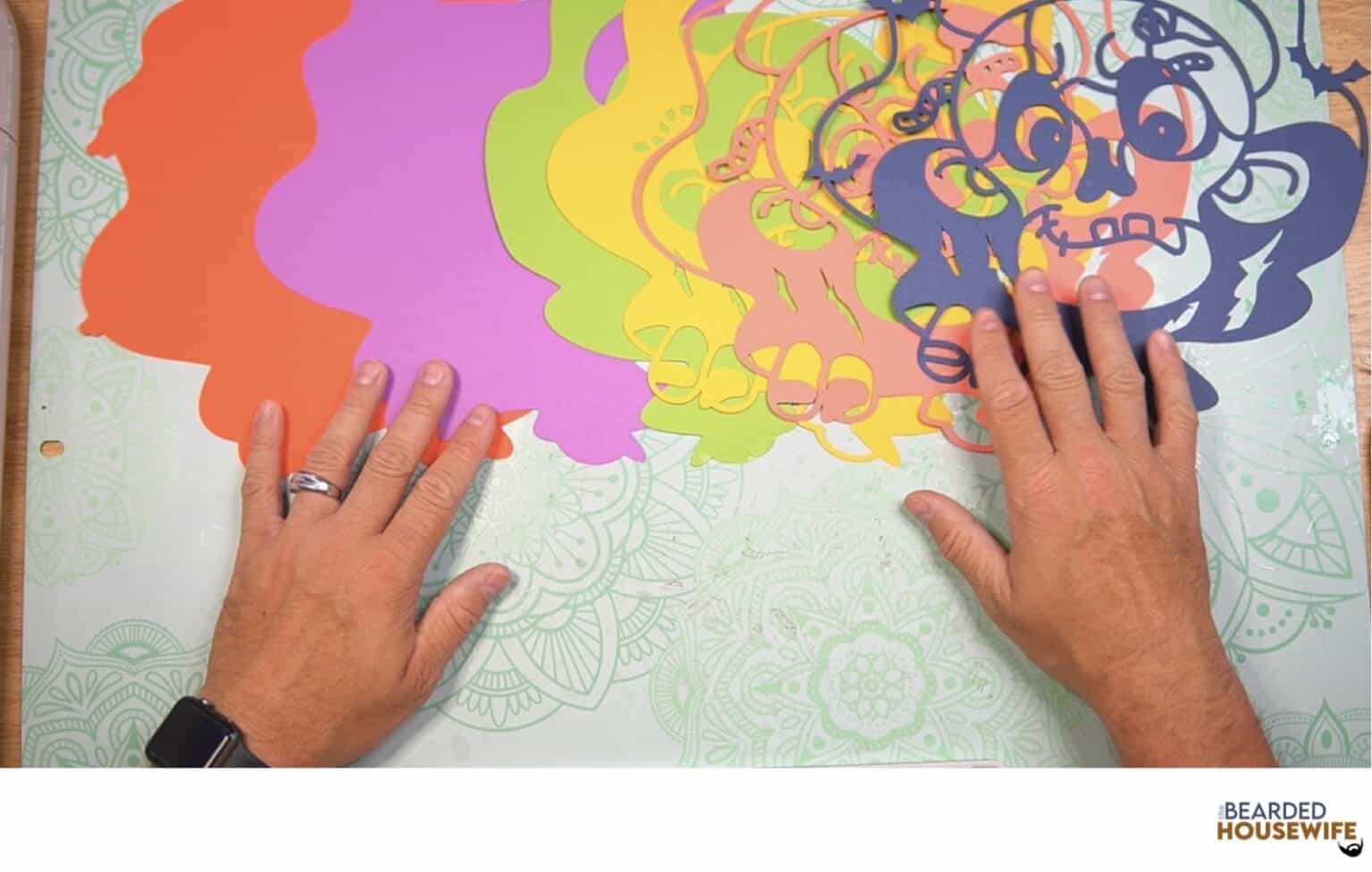 How to Make Zombie Layered Paper Crafts - The Bearded Housewife