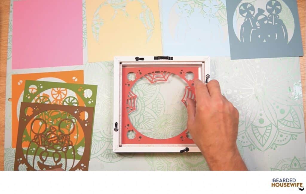 How to Make Halloween Candy Shadow Boxes - The Bearded Housewife