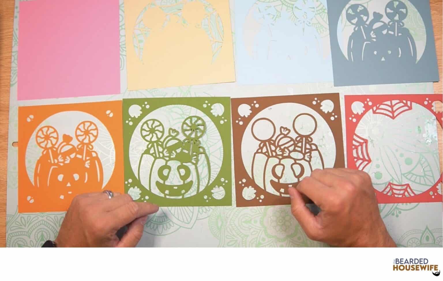 How to Make Halloween Candy Shadow Boxes - The Bearded Housewife