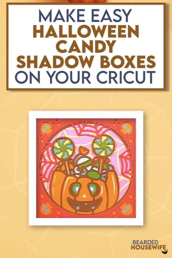 How to Make Halloween Candy Shadow Boxes - The Bearded Housewife