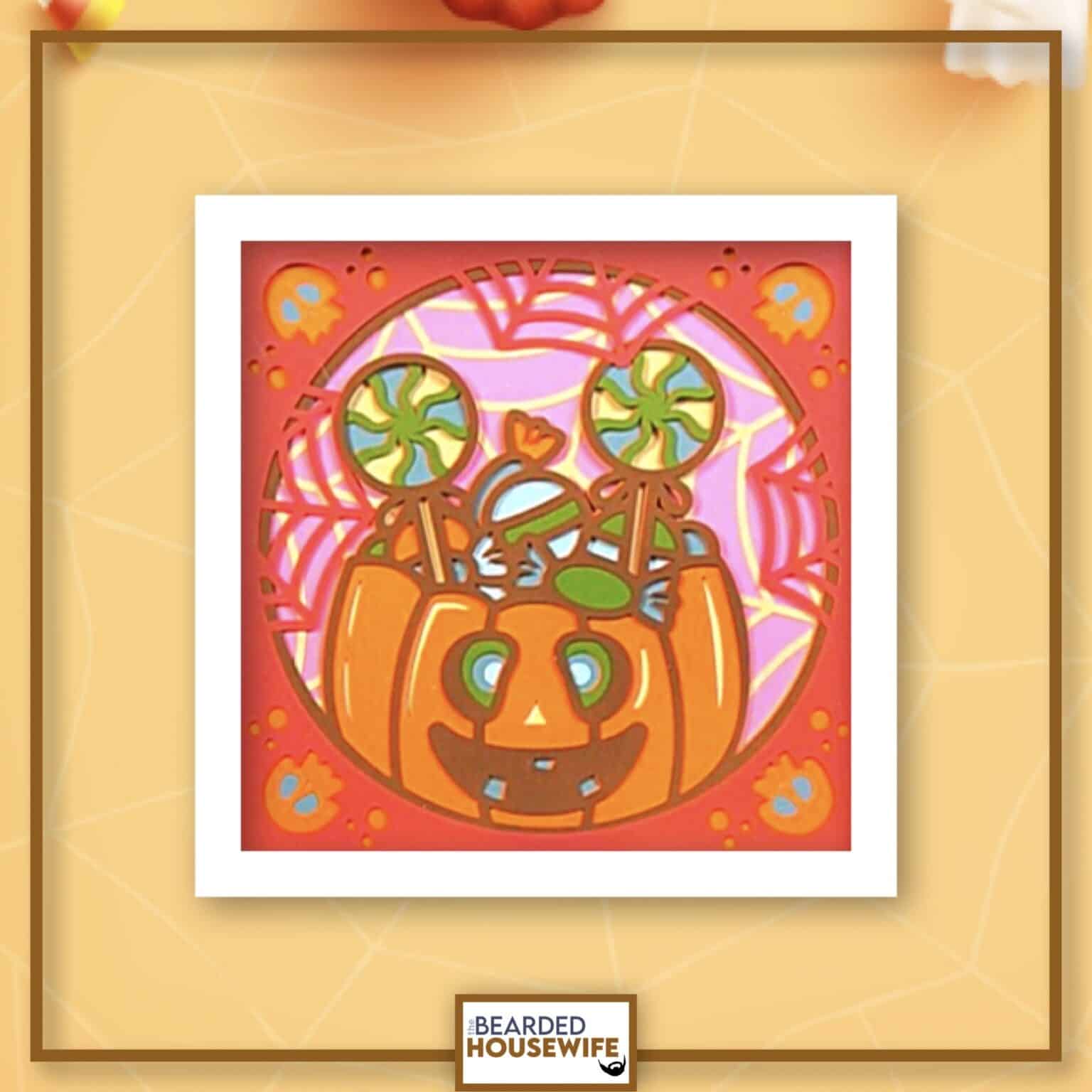 How to Make Halloween Candy Shadow Boxes - The Bearded Housewife