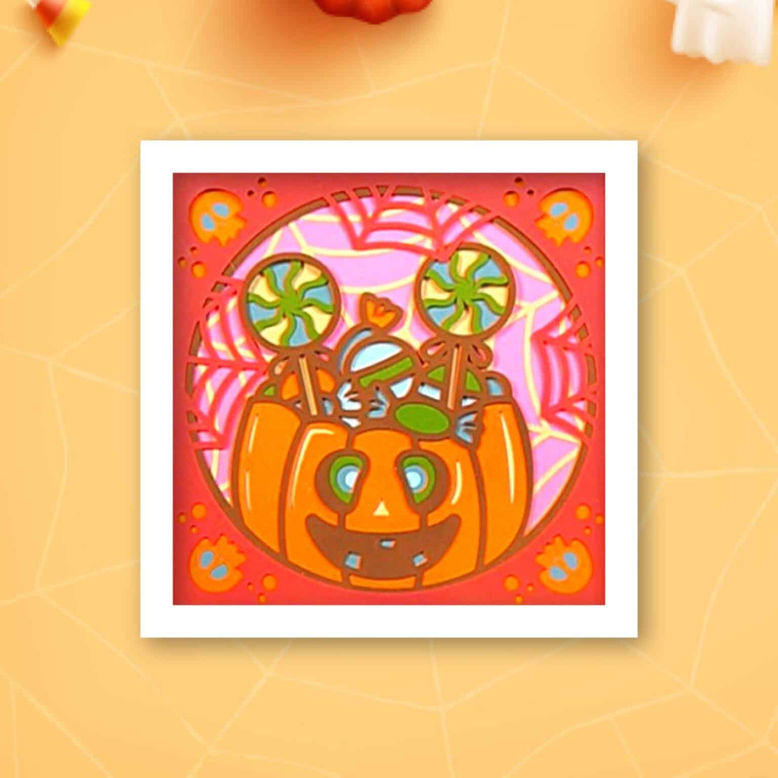 How to Make Halloween Candy Shadow Boxes - The Bearded Housewife