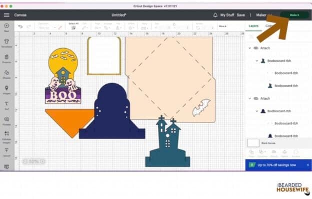How to Make Boo Box Cards - The Bearded Housewife