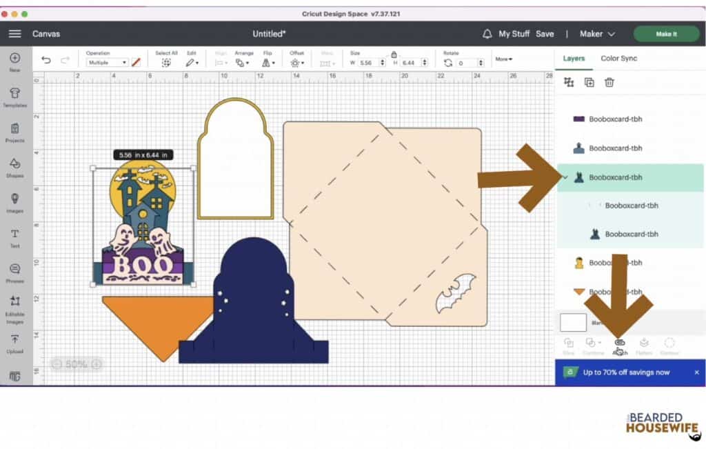 How to Make Boo Box Cards - The Bearded Housewife