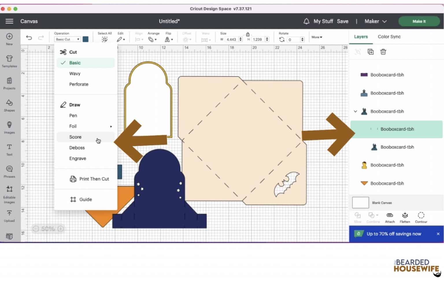 How to Make Boo Box Cards - The Bearded Housewife