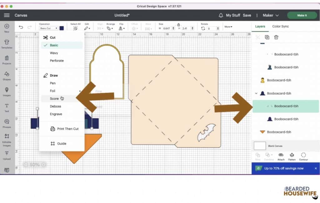 How to Make Boo Box Cards - The Bearded Housewife