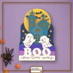 How to Make Boo Box Cards - The Bearded Housewife