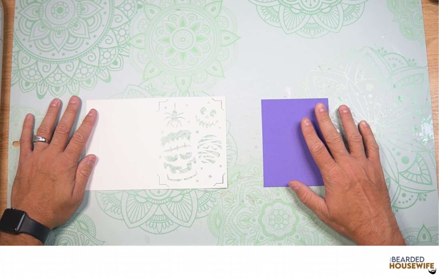 How to Make Halloween Insert Cards - The Bearded Housewife