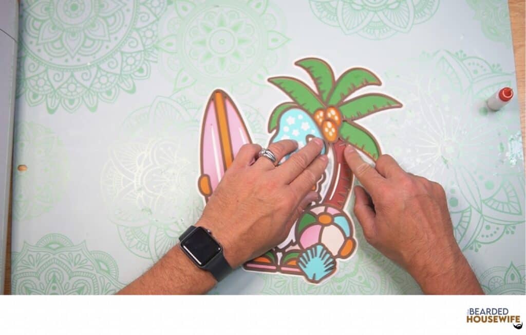 How to Make Summer Gnome Layered Paper Crafts - The Bearded Housewife