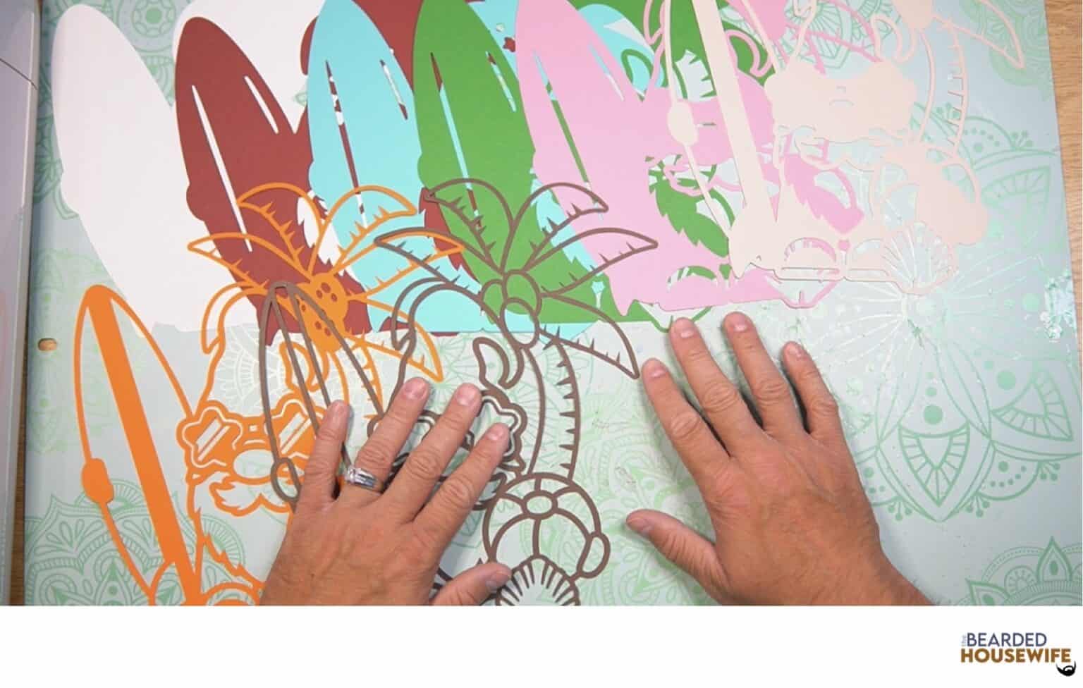 How to Make Summer Gnome Layered Paper Crafts - The Bearded Housewife