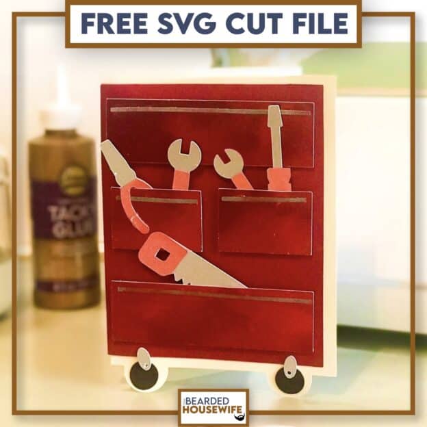 DIY Tool Box Card - The Bearded Housewife