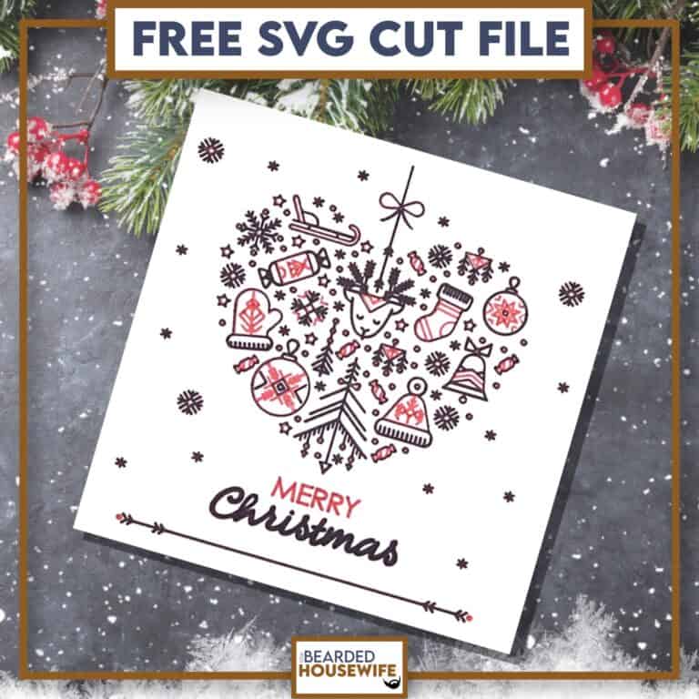 DIY Christmas Heart Cards - The Bearded Housewife