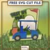 Golf Cart Box Cards for Father's Day - The Bearded Housewife