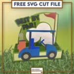 Golf Cart Box Cards for Father's Day - The Bearded Housewife