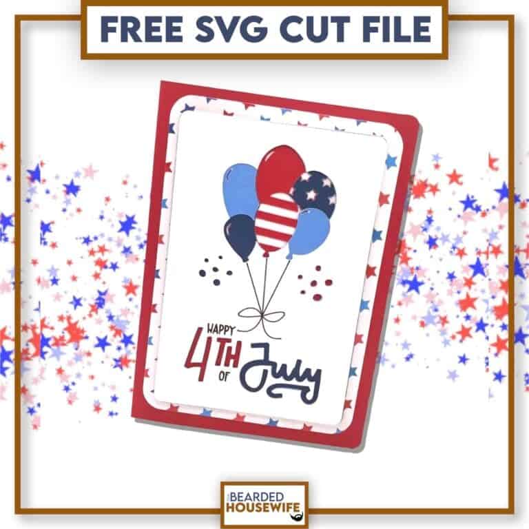 Stacked Fourth of July Cards - The Bearded Housewife