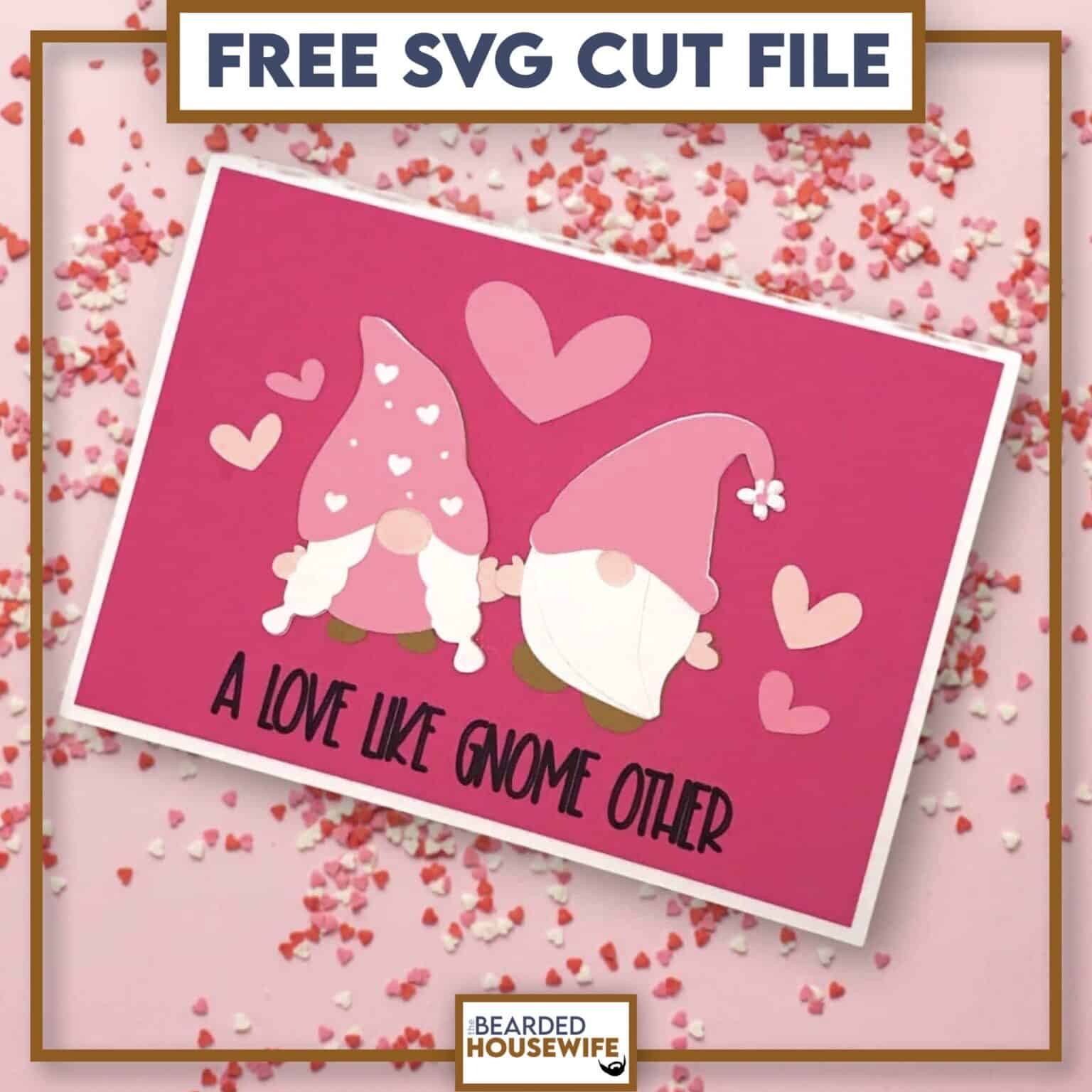 How to Make a Gnome Card for Valentine's Day - The Bearded Housewife