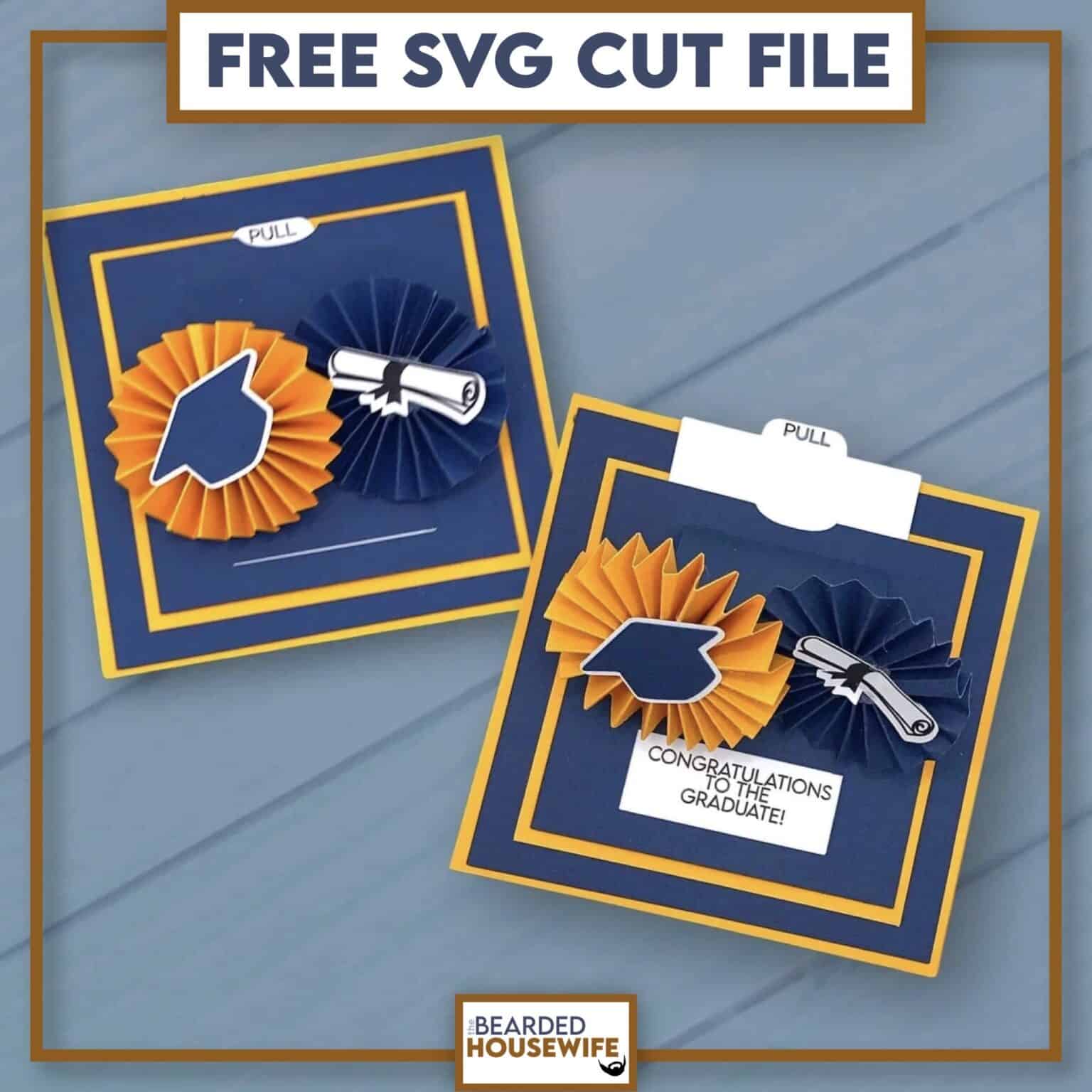 How to Make Graduation Slider Cards - The Bearded Housewife