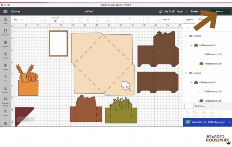 How to Make Fall Box Cards - The Bearded Housewife