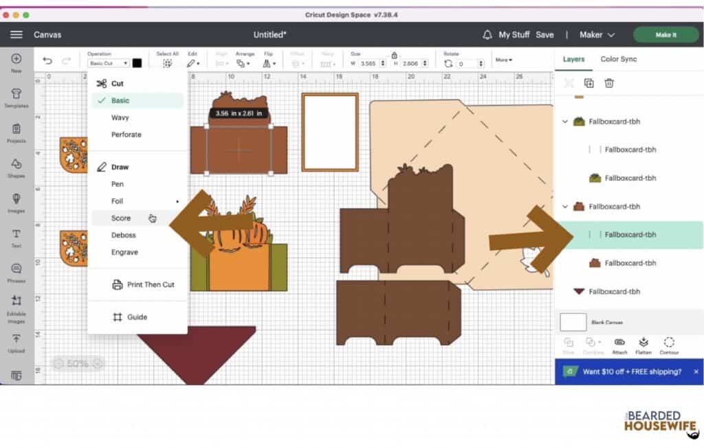 How to Make Fall Box Cards - The Bearded Housewife