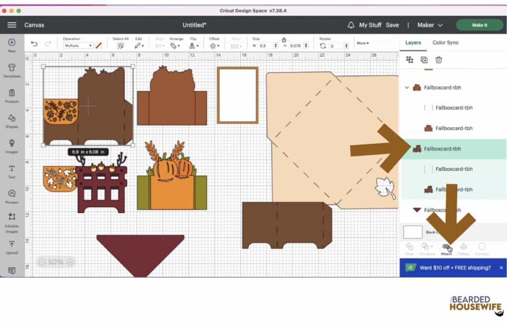 How to Make Fall Box Cards - The Bearded Housewife